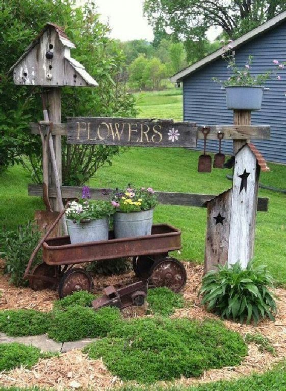 30 Simple And Rustic DIY Ideas For Your Backyard And Garden - Gardenholic